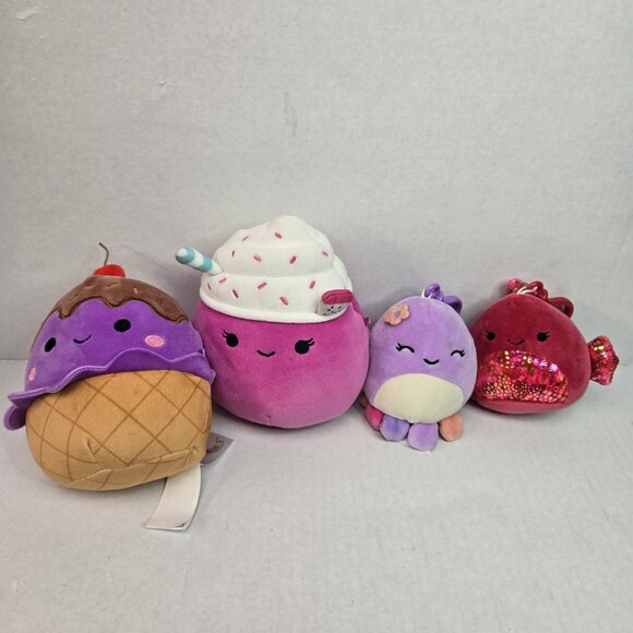 Squishmallows | Toys | Lot Of 4 Squishmallow Dibbz Nicotanicola Beula ...